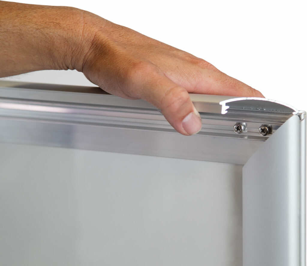 Wind Tamer Poster Holder | A-frame and sidewalk | Snapper Display ...