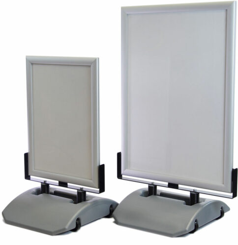 Wind Tamer Poster Holder | A-frame and sidewalk | Snapper Display ...