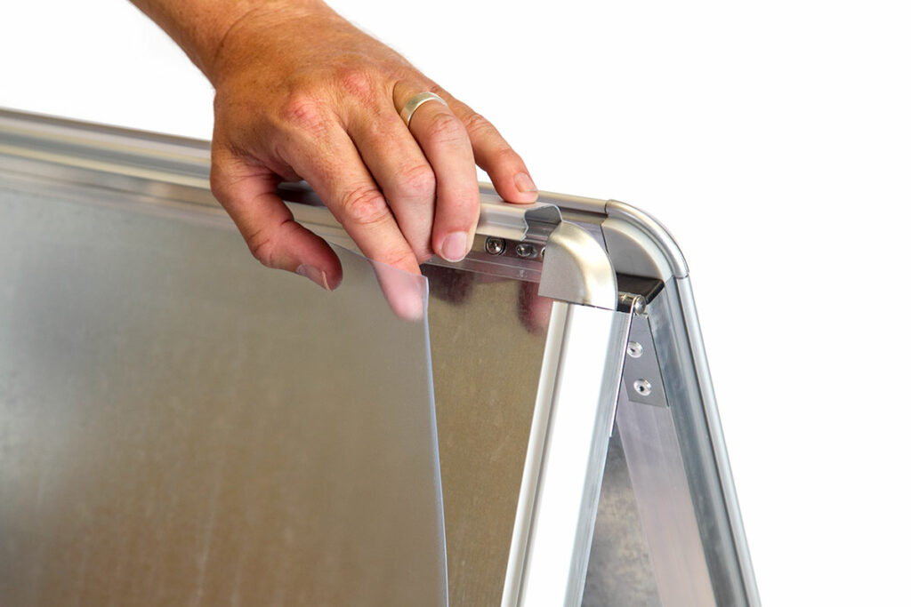 A-Master A-Frame | A-frame and sidewalk | Snapper Display Systems ...